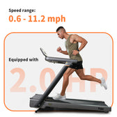 FEIER Treadmill Incline Folding Treadmill For Home Gym Cardio Fitness